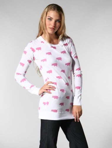 Amazon.com: Primp Pig Thermal in White : Clothing, Shoes & Jewelry