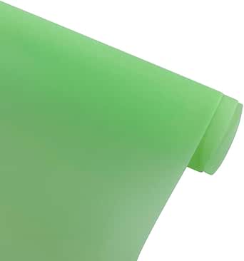 Amazon.com: ONEART | Green Solid Candy Color Jelly Vinyl 12" x 54 ...