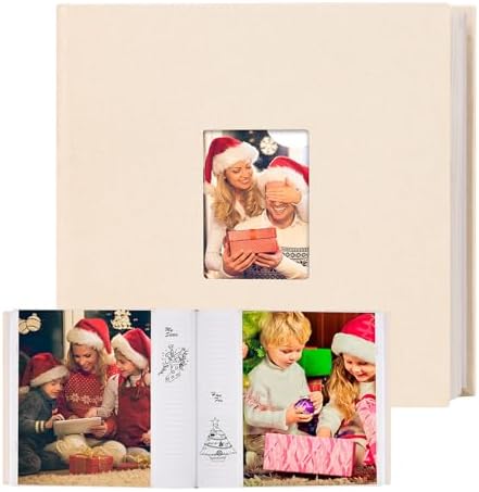 Amazon.com: Photo Album 8x10 100 Photos with Writing Space, 8x10 Photo ...