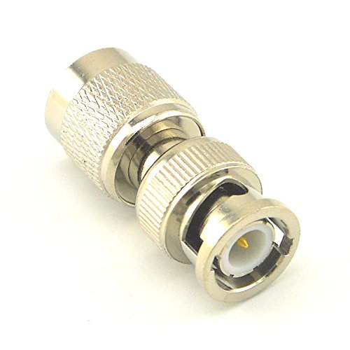 RF SIGNAL Wireless Antenna Adapter BNC Male Plug to TNC Male Plug ...