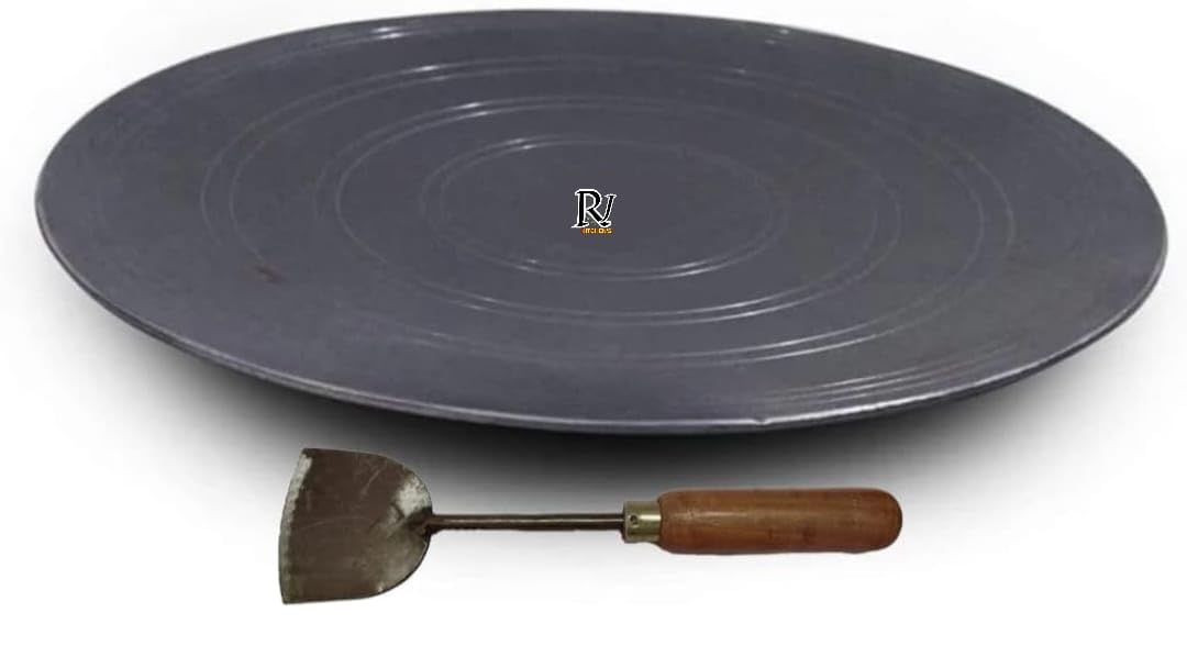 Buy Indian Traditional Handmade Loha Lokhand Iron Roti Tawa Dosa Tawa ...