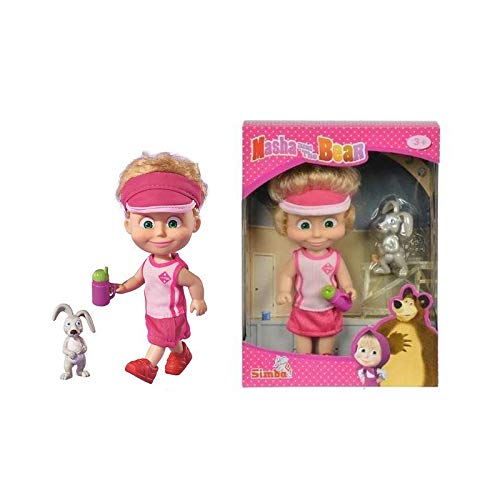 Buy Masha and The Bear's Masha with Her Animal Friend Rabbit Action ...