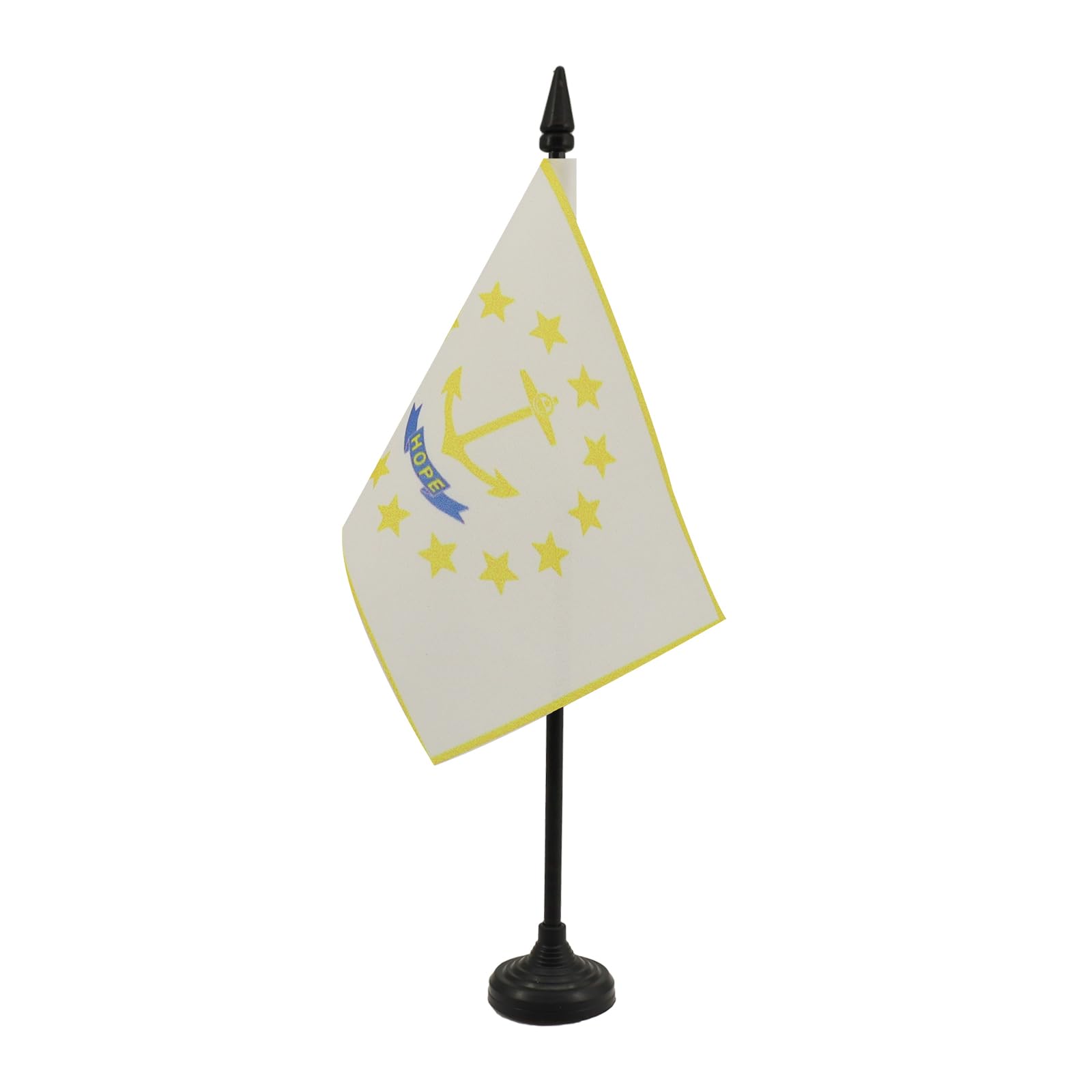 AZ FLAG – Rhode Island Table Flag 4” x 6” – US state of Rhode Island ...