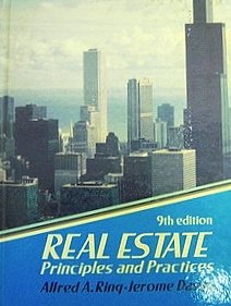 Real estate principles and practices: Alfred A. Ring: 9780137659586 ...