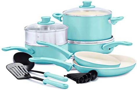 Amazon.com: GreenLife Soft Grip Healthy Ceramic Nonstick 12 Piece ...