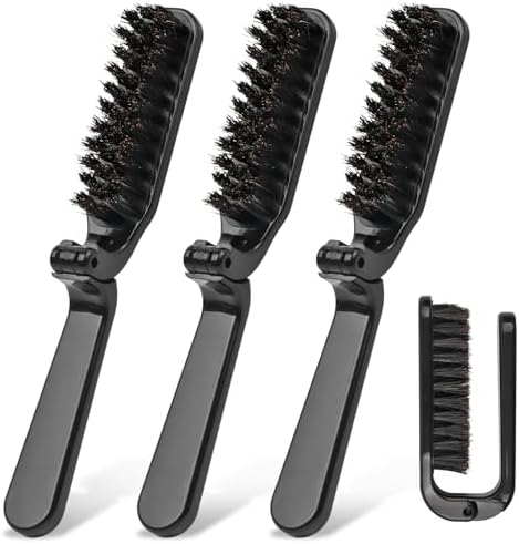 Amazon.com : Travel Folding Hair Brush, Collapsable Portable Boar ...