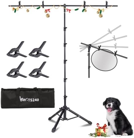 Amazon.com: JINSUI Small Table Backdrop Stand 2.5x3ft, Adjustable Photo ...