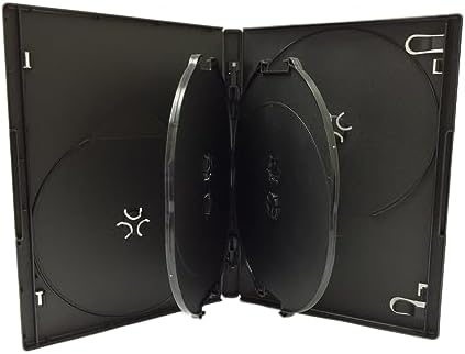 Amazon.com: Progo Premium 14mm Standard Size 6-Disc DVD Case with Clear ...