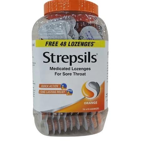 Strepsils - Bottle of 288 Lozenges (Orange) : Amazon.in: Health ...