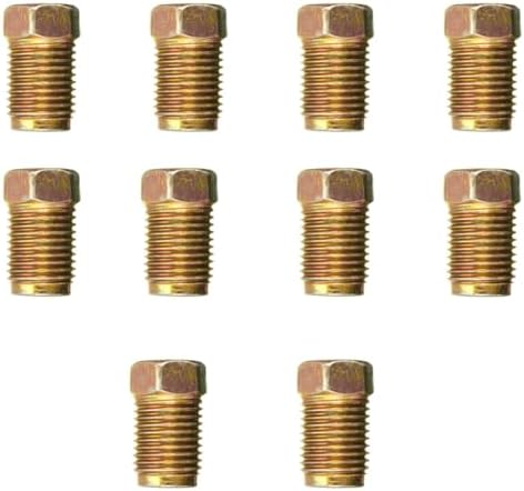 Brake Lines Stainless Steel 3/16 Bubble Flare Nuts 10-Pack 3/16 Brake ...