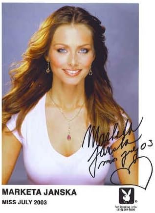 Amazon.com: Marketa Janska - Autographed 8x10 Photo : Everything Else