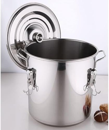 KUANGGE Stainless Steel Stockpot Stainless Steel Soup Bucket ...