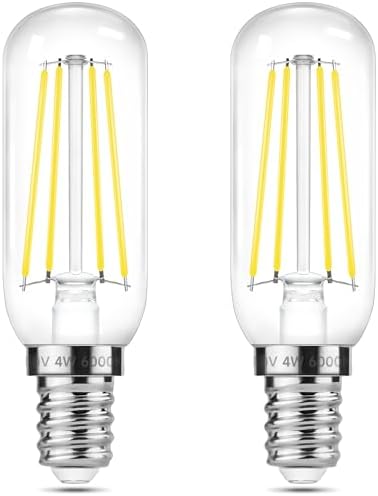 Bonnov Cooker Hood Bulbs, 4W LED Filament Fridge Light Bulbs, Cool ...