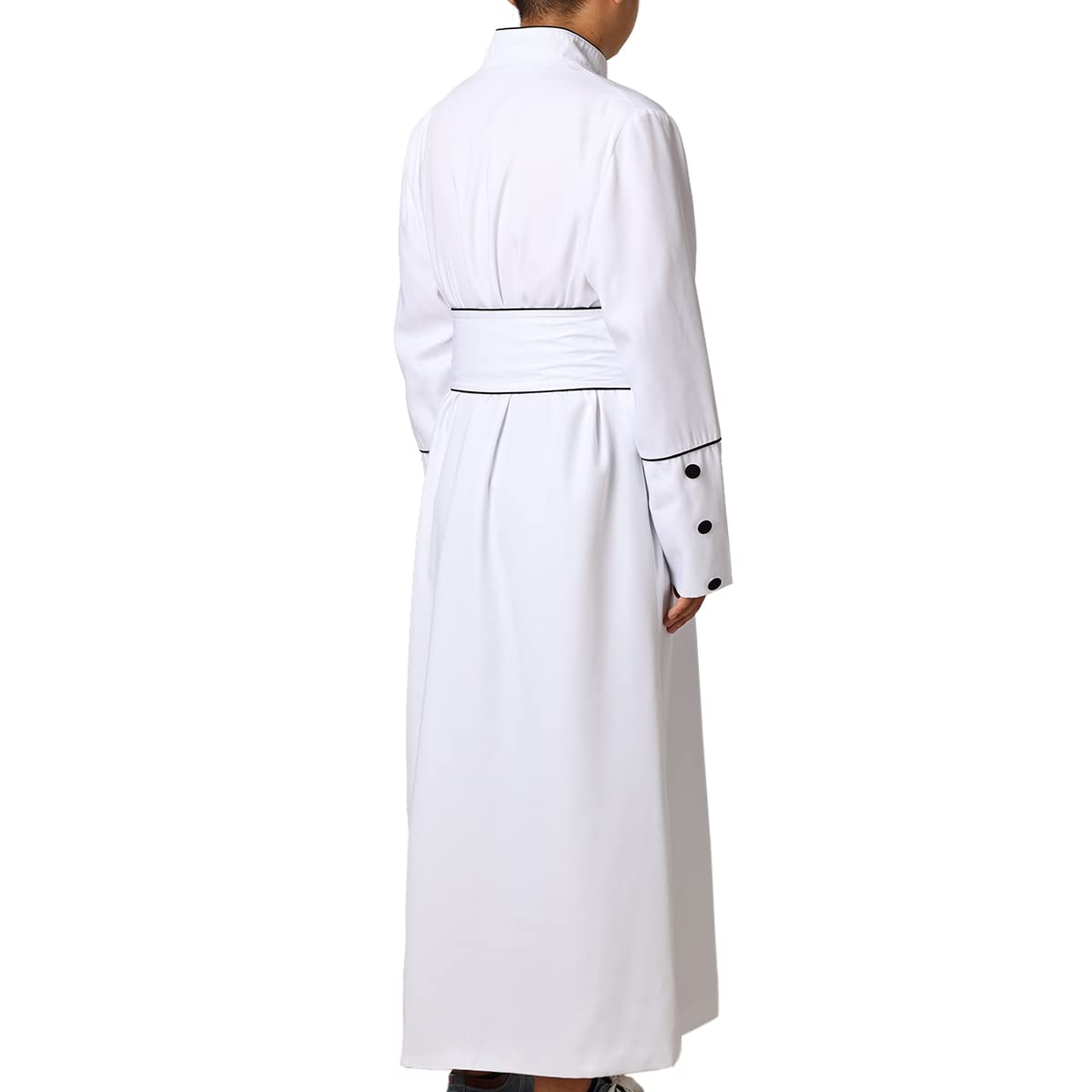 Snapklik.com : Mens Priest Costume Pastor Robe Roman Cassock