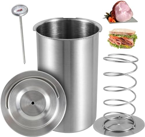 Amazon.com: KTZCTPCA Ham Meat Press Maker with Thermometer, Stainless ...