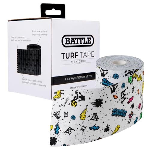 Battle Sports Football Turf Tape - Extra Wide - 30 feet, Waterproof ...
