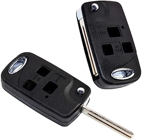 Amazon.com: HQRP 2-Pack Upgrade Remote Flip Folding Key Fob Shell Case ...