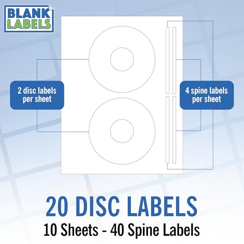 Best Cd DVD Inkjet Printer Labels for Easy Organization and ...