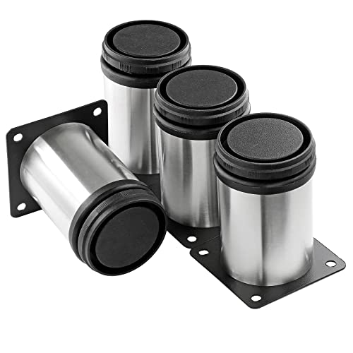 Snapklik.com : Masendelk 3 Inch Metal Furniture Legs Stainless Steel ...