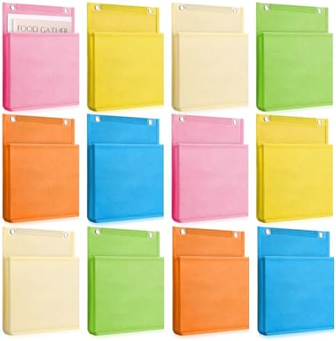 Amazon.com: GliCraft 12 Pcs Magnetic File Holder Magnetic File ...