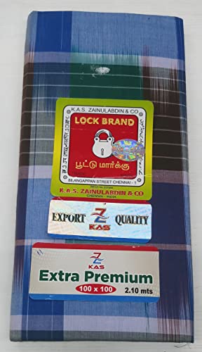 Lungi Blue Fancy Kattari Design - Lock Brand Soft Quality Lungi A11 ...