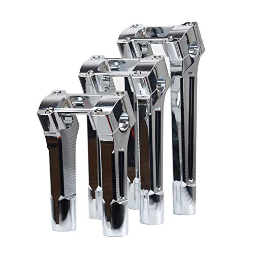 Snapklik.com : Sresk Straight One Piece Handlebar Risers Motorcycle ...