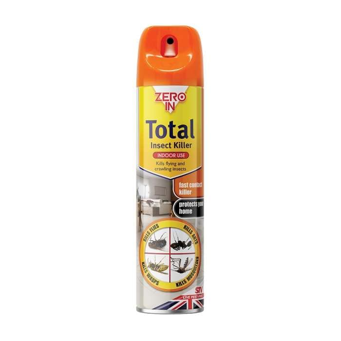 Zero In Total Insect Killer 300 ml- Fast Flying and Crawling Insect ...