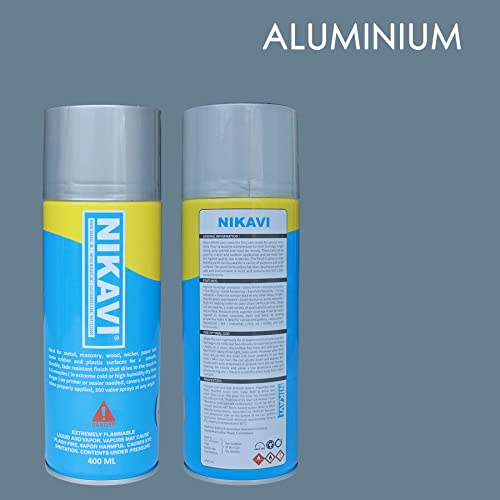 NIKAVI SP20 Multipurpose Spray Paint (400Ml Aluminum) (PACK OF 2 ...