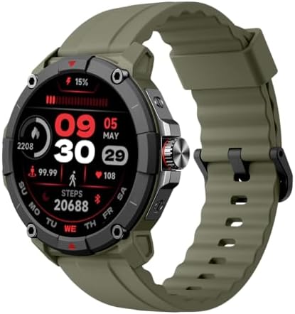 Maxima Max Pro X4 Smartwatch with SpO2, Up to 15 Day Battery life,1.3 ...