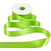 Amazon.com: HUIHUANG Lime Green Satin Ribbon 1-1/2 inch x 50 Yards ...