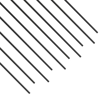 Amazon.com: FOCMKEAS 10Pcs Carbon Fiber Rod, 1mm x 200mm Solid Matte Round Bar Pole for RC ...