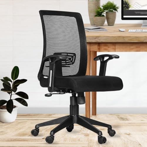 Da URBAN® Carex Mid-Back Revolving Mesh Ergonomic Chair for Home ...