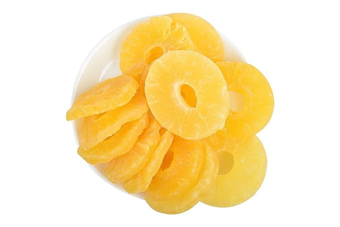 Dried Pineapple, Dehydrated Pineapple Slices (250gm) : Amazon.in: Grocery & Gourmet Foods
