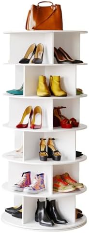 Amazon.com: Weinstein storage Original Rotating Shoe Rack Tower ...