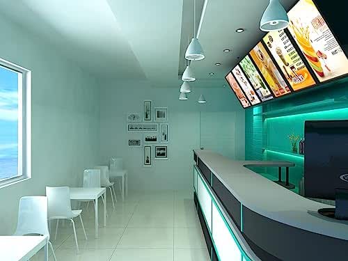 Amazon.com: Menu LED Light Box, LED Restaurant Coffee Salon Display ...