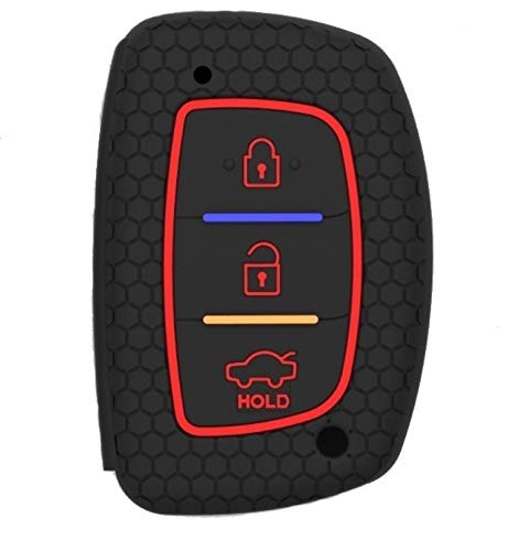 Hi Art Silicon Car Key Cover Compatible with Hyundai Creta with Push ...