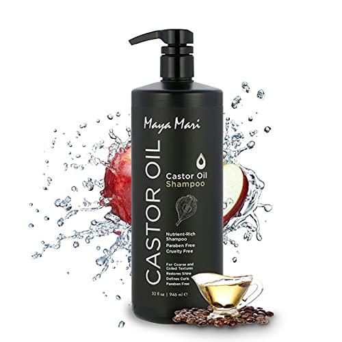 Amazon.com : Maya Mari - Castor Oil Shampoo for Women, Strengthening ...