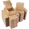 Amazon.com: PHAREGE 4x4x2 inch Shipping Boxes Bulk 100 Pack Brown, Tab ...
