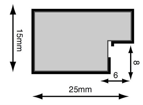 FRAMES BY POST H7 Picture Photo Frame, Blue Mount, A4 Image Size 9 x 6 ...