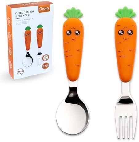Amazon.com: WitBicg Travel Cutlery Set Baby, 2 PCS Toddler Utensils ...