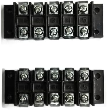 30A 4 Way Bakelite Connector Strip Screw Terminal Connection Block 4 ...