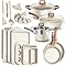 Amazon.com: Bakken-Swiss 14-Piece Kitchen Cookware Set – Granite Non ...