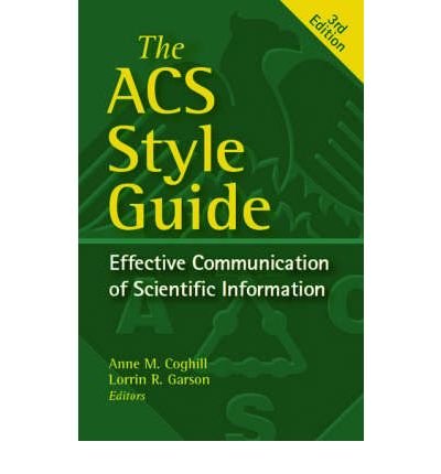 Amazon.co.jp: The ACS Style Guide: Effective Communication of ...