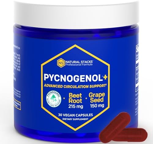 Amazon.com: NATURAL STACKS Pycnogenol + French Maritime Pine Bark ...