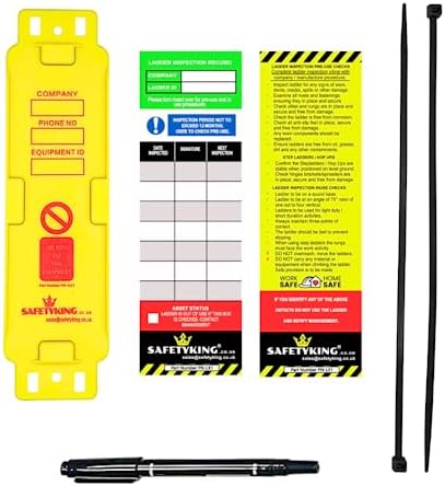 BearTOOLS® Ladder Tags | Weatherproof Inspection Record Kit | for ...