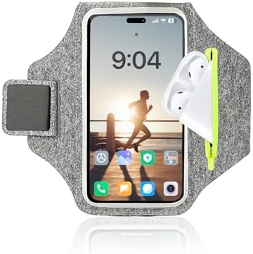 Yuexitech Running Armband Phone Holder, Sweatproof Arm Phone Holder for ...