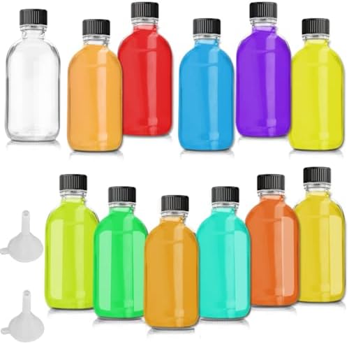 Amazon.com: DIDITIME 6 Pack 2 oz Juice Bottles with Lids & Stainless ...
