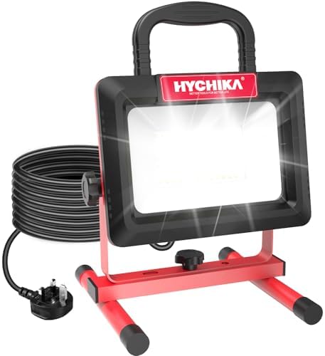 SKYWOLD 100W 10000LM Portable Stand Work Lights, Waterproof Folding ...