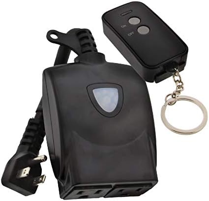 Woods 32555WD Weatherproof Outdoor Electrical Outlet Switch, Wireless ...