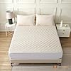 Amazon.com: Luxury Quilted Organic Mattress Pad Protector King Size - Certified Organic Cotton ...